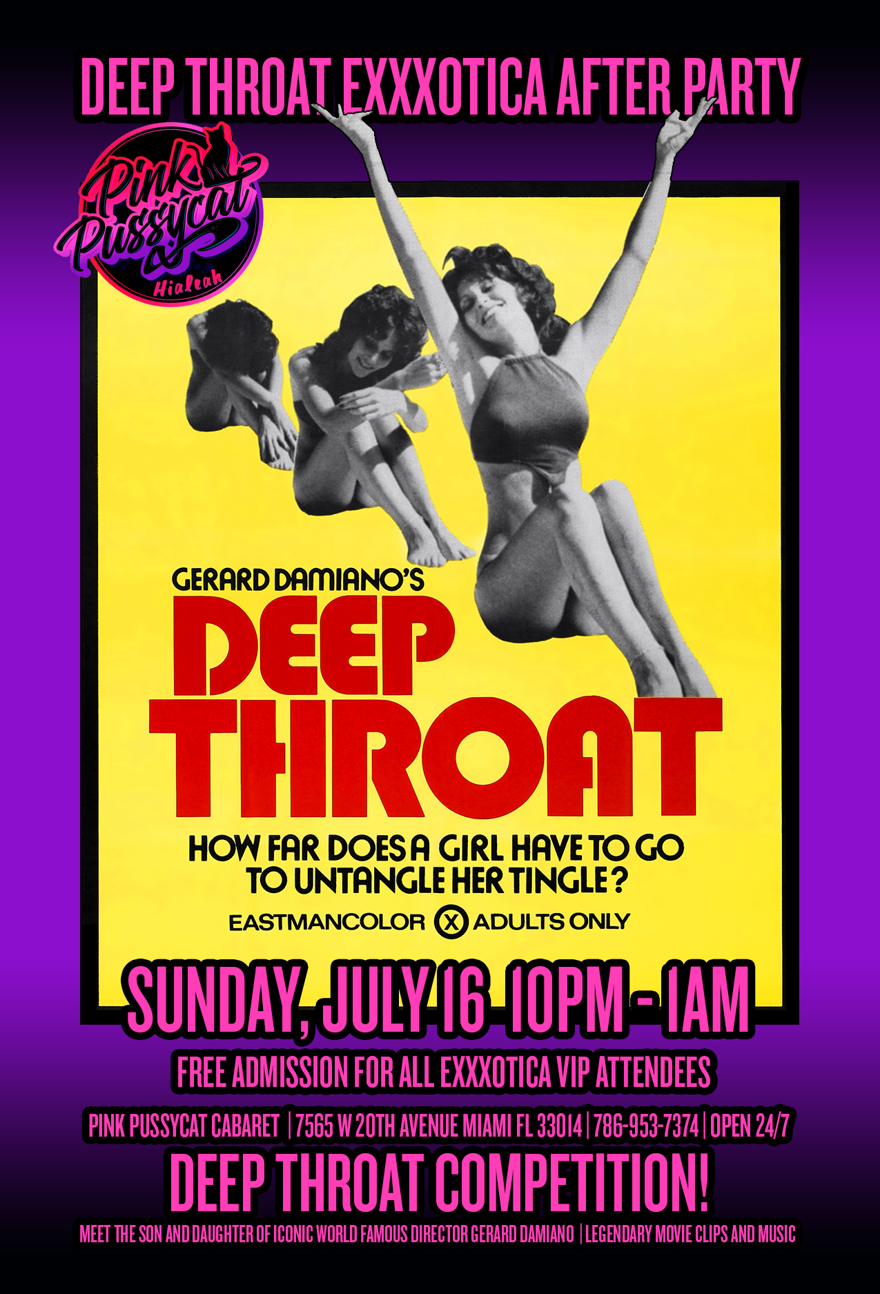 Exxxotica Expo Deep Throat Exxxotica After Party